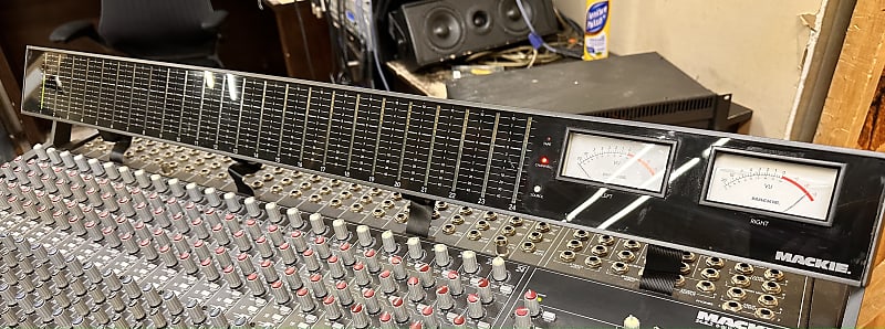 Mackie 24x8 Meter Bridge ONLY - LED Channel Lights Work, | Reverb