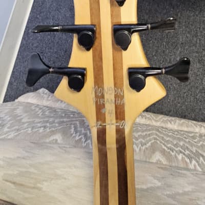 Monson Guitars - Custom Piranha 5 string bass - Translucent | Reverb