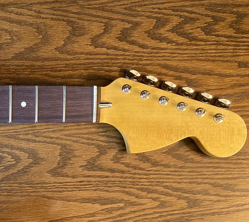 Musikraft Strat Neck, 70's Style (CBS) Headstock with | Reverb