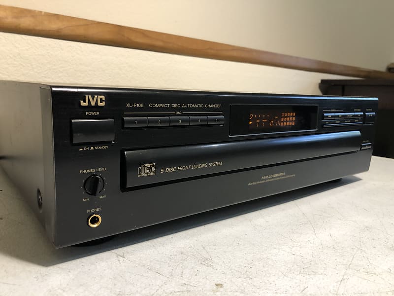 JVC XL-F106BK CD Changer 5 Compact Disc Player HiFi Stereo | Reverb