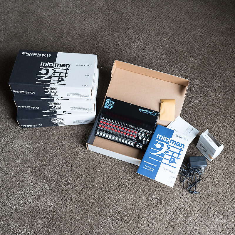 Midiman MicroMixer 18 18 Channel Mixer (1 of 4) | Reverb