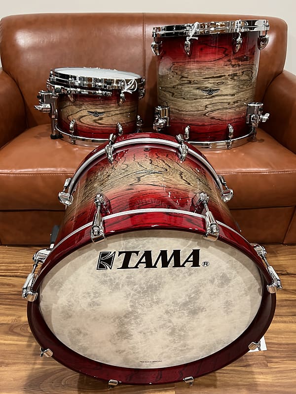 Tama Star Walnut Garnet Japanese Sen Burst 18x14/12x8/14x14 - | Reverb