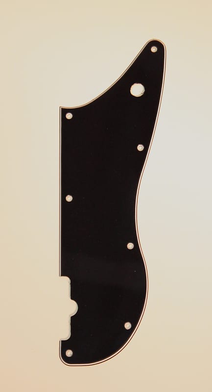 Fender Pawnshop Reverse Jaguar Bass Pickguard. 3 Ply Black | Reverb