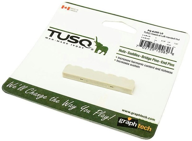 Graph Tech TUSQ Slotted LEFT HANDED Classical Guitar Nut | Reverb UK