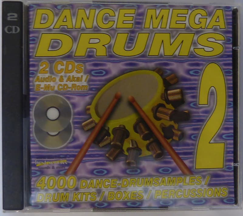 Best Service Dance Mega Drums 2- Audio/Akai/Emu Cd Rom | Reverb