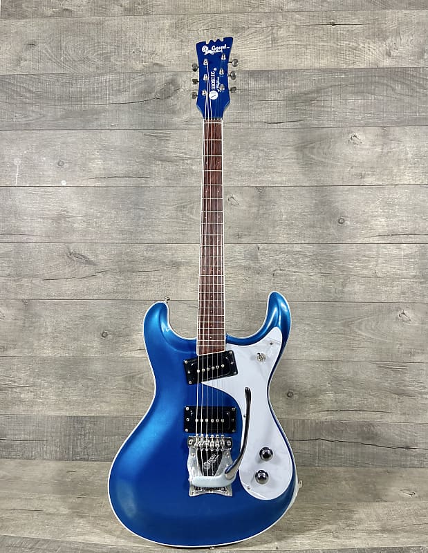 Mosrite USA Gospel Sidejack 1992 - Metallic Blue - New Old | Reverb