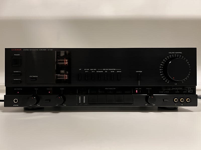 Luxman LV-105 - Hybrid Integrated Amplifier - Recapped | Reverb