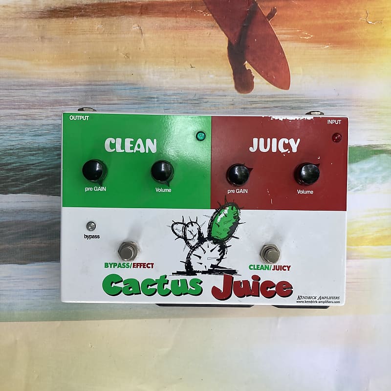 Kendrick Amplifiers Cactus Juice dual electric guitar, boost | Reverb