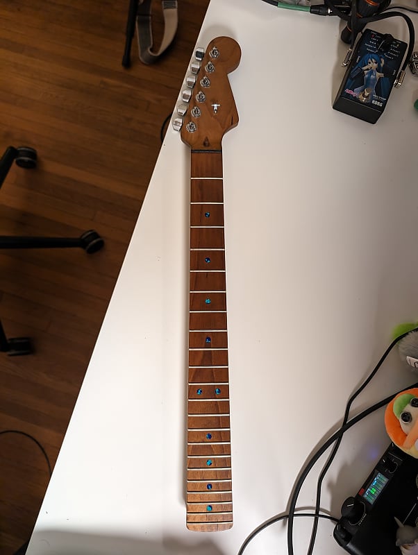 Warmoth Stratocaster Replacement Neck 1pc Roasted Maple | Reverb