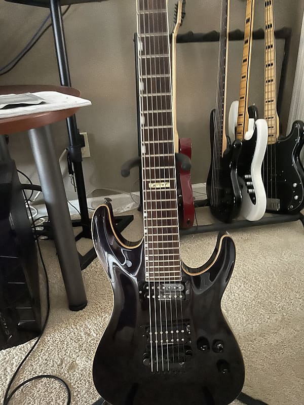 ESP LTD H-207 2000 - Transparent Black | Reverb