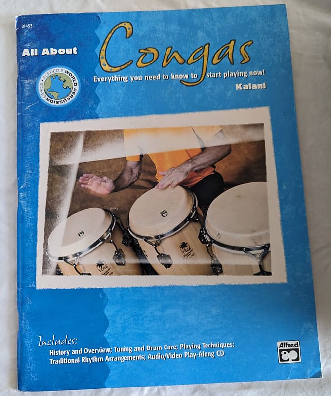 All About Congas Kalani with CD Music Guide Book | Reverb