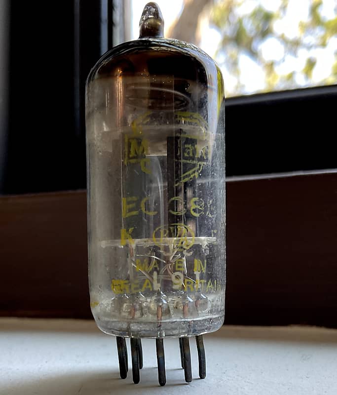 VINTAGE 1963 MULLARD ECC83 / 12AX7 YELLOW SCREEN - MADE IN | Reverb