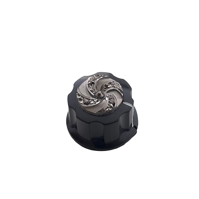 Carved Resin Vortex (Black) - Custom Guitar Knobs when | Reverb