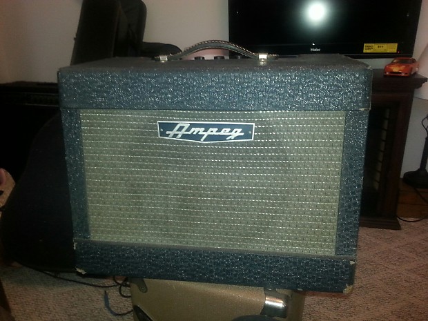 Ampeg Jet J12 1959 Navy | Reverb