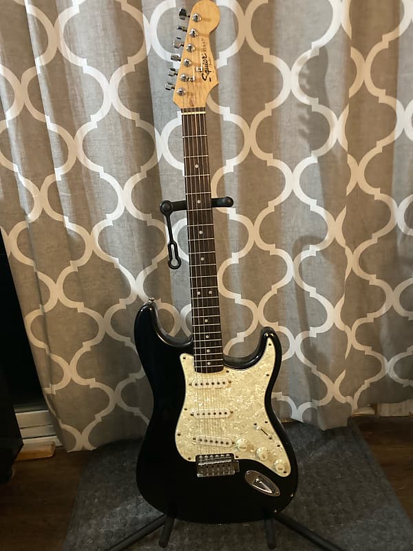 Squier Partscaster - Black | Reverb