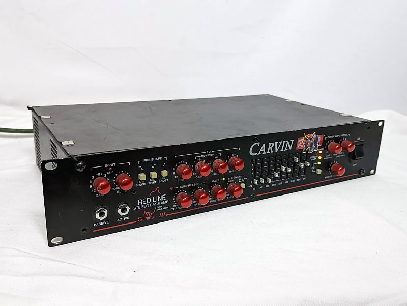 Carvin R1000 Stereo Rack Mount Bass Amp x9872 (USED) | Reverb UK