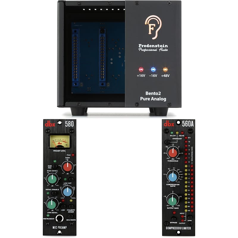 dbx 580 Mic Preamp and 560a Compressor/Limiter 500 Series | Reverb