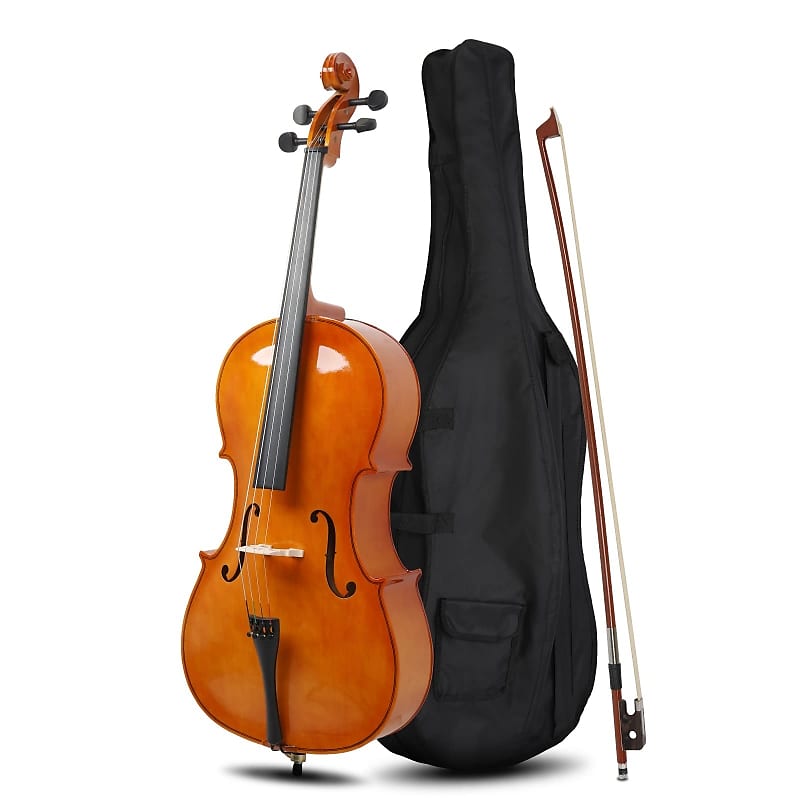 Glarry GC101 4/4 Full-Size Acoustic Cello Nature | Reverb