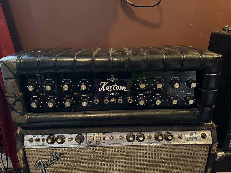 Kustom 200A Early 70s bass/guitar and PA amplifier head- Tuck | Reverb