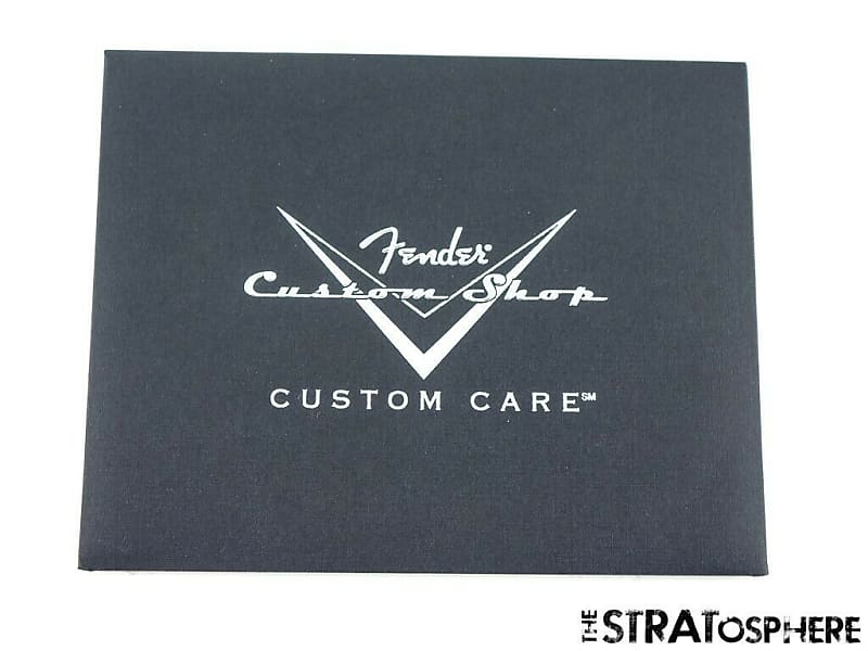 USA Fender Custom Shop Custom Care Booklet MANUALS & TAGS | Reverb UK