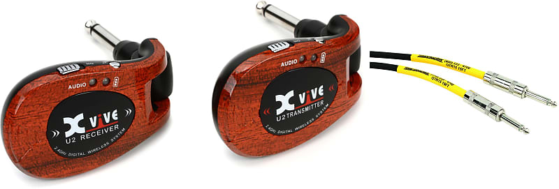 Xvive U2 Digital Wireless Guitar System - Wood Finish Bundle | Reverb