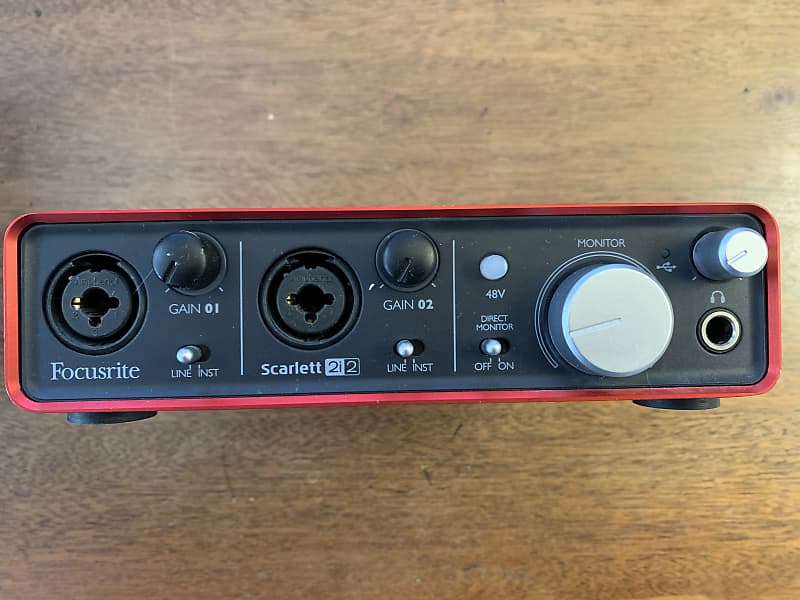 Scarlett Focusrite 2i2 2020 - Cherry Red | Reverb