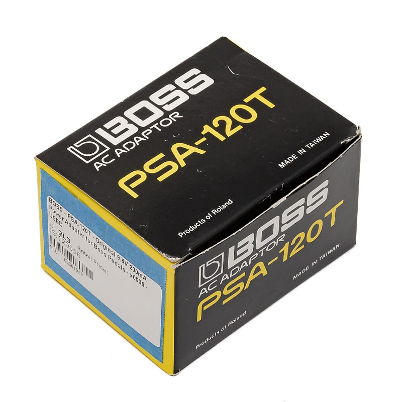 BOSS - PSA-120T - Original 9.6V 200mA Power Adapter for Boss | Reverb