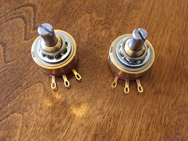 Alessandro (2) 250K solid shaft sealed potentiometers | Reverb