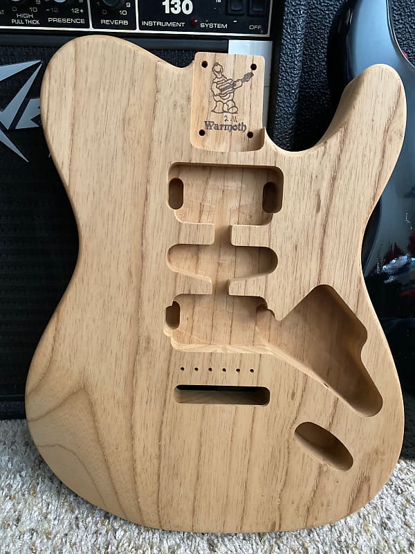 Fender Warmoth Roasted Swamp Ash Solid Body Not Chambered HSH | Reverb