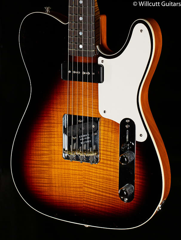 Fender Custom Shop Artisan P90 Flame Maple Telecaster Aged | Reverb