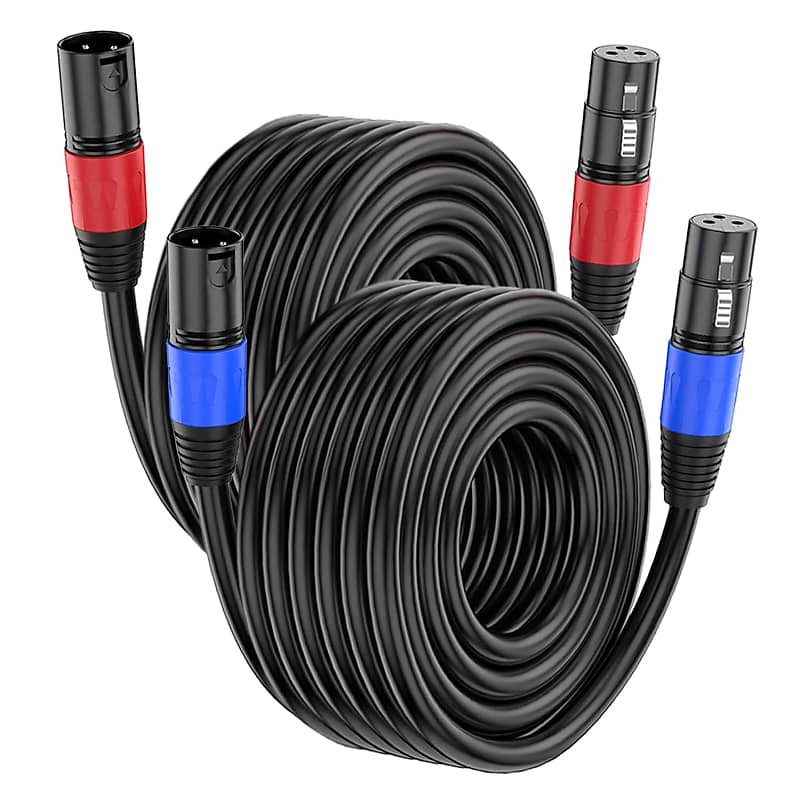 Xlr Cable 25Ft 2 Packs - Premium Balanced Microphone Cable | Reverb