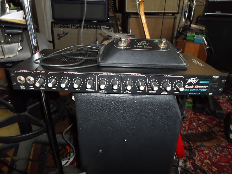 Peavey Rock Master Tube Preamp Effect Rack Gear | Reverb
