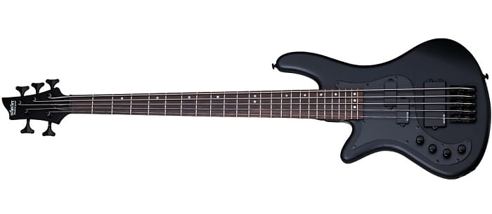Schecter Stiletto Stealth-5 Left-Handed Electric Bass Satin | Reverb