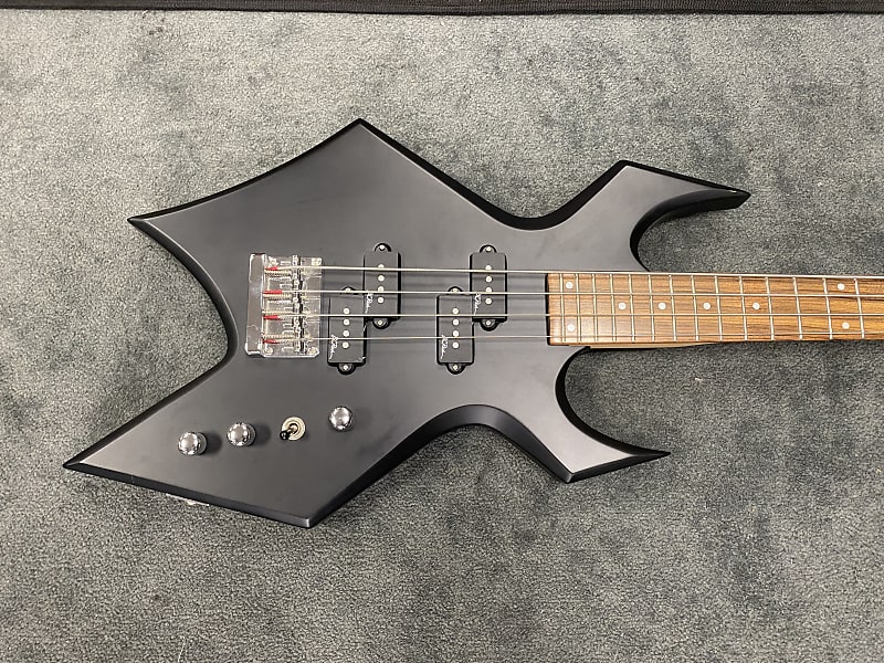 B.C. Rich Platinum Series Warlock Bass Flat Black Made | Reverb Canada