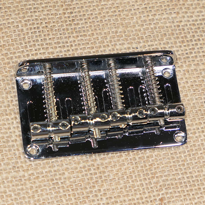 Greco Vintage Bass Fixed Chrome Bridge - Same Day Shipping | Reverb