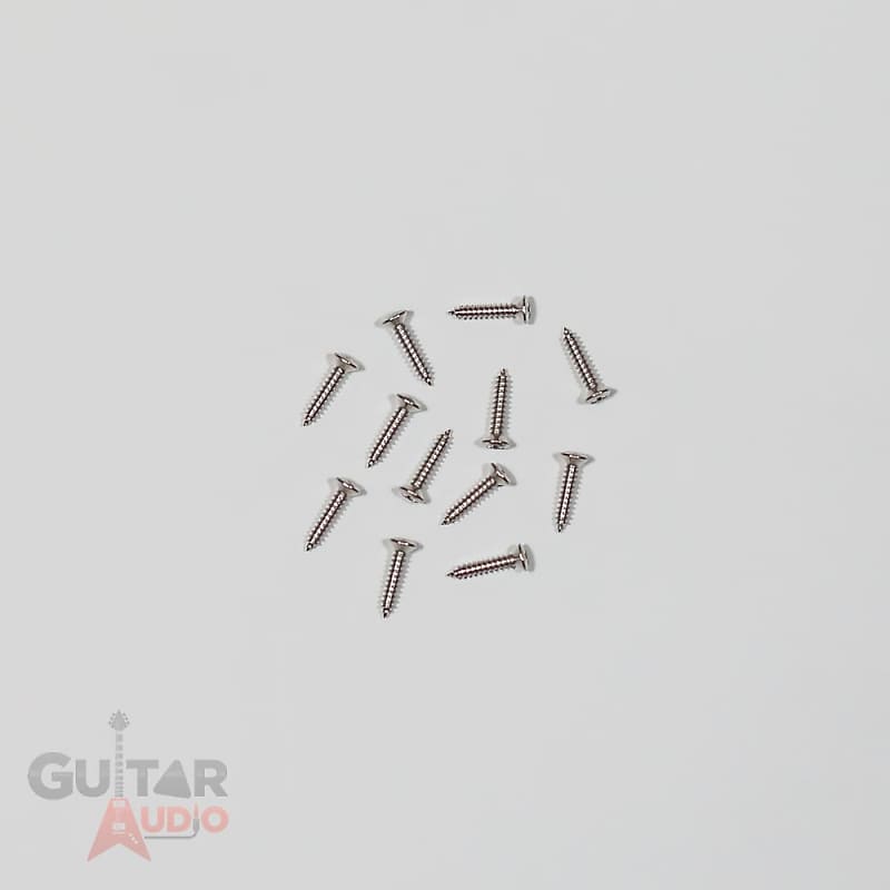 Genuine Gretsch Bezel Screws 0435C, Chrome, 12-pack, | Reverb UK