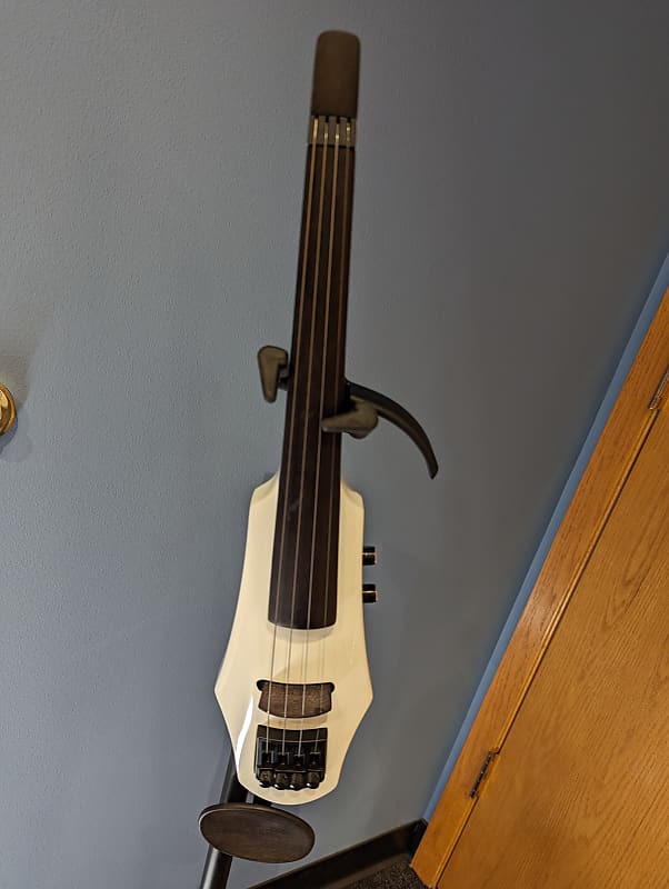NS Design WAV 4 Brilliant White 4-String Electric Violin w/ | Reverb