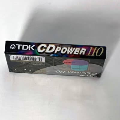 TDK CD Power High Bias 110 Blank Audio Cassette Tape - Sealed | Reverb