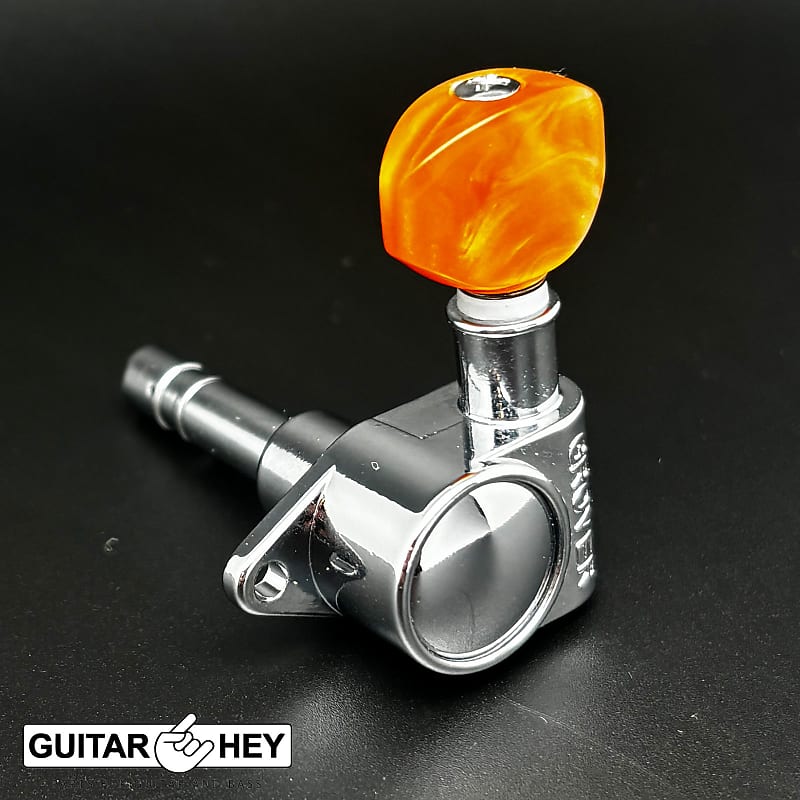 NEW Grover 106 Original Locking Rotomatic Tuners SMALL Amber | Reverb