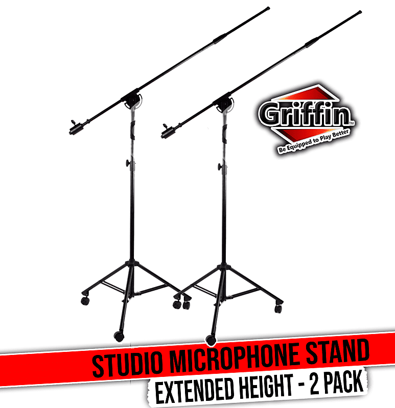 2 PACK - Professional Studio Microphone Boom Stand | Reverb Canada