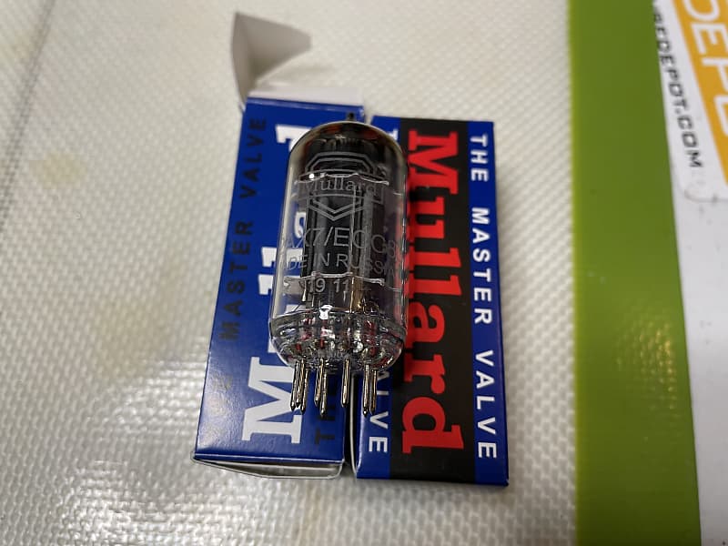 2x Mullard 12AX7 Long Plate Tubes | Reverb