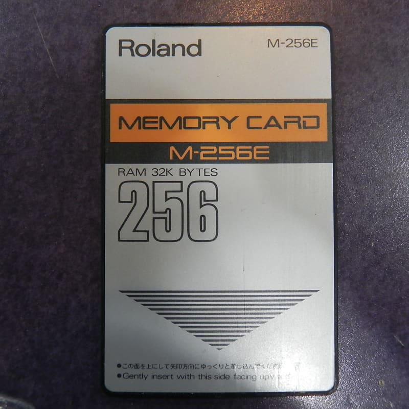 Roland M-256E Memory Card | Reverb