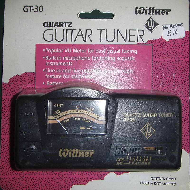 Wittner GT-30 Guitar tuner Black | Reverb