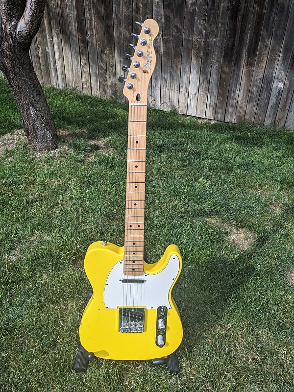 Fender Standard Telecaster 2005 - Refin Relic Yellow | Reverb