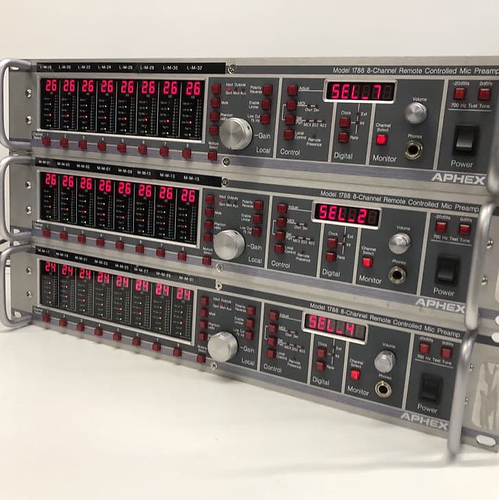 Aphex 1788 8-Channel Remote Controlled Mic Preamp (1of3) | Reverb
