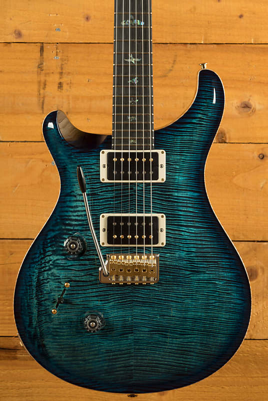 PRS Wood Library Custom 24 | Cobalt Blue - Left-Handed | Reverb