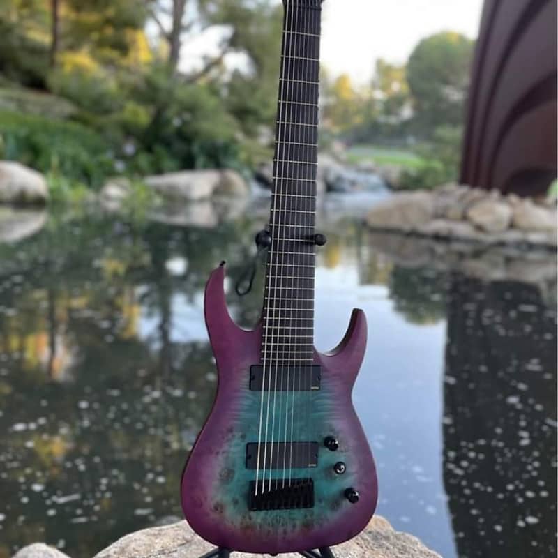 Agile 930 9-string 2018 Purple/teal Burst | Reverb