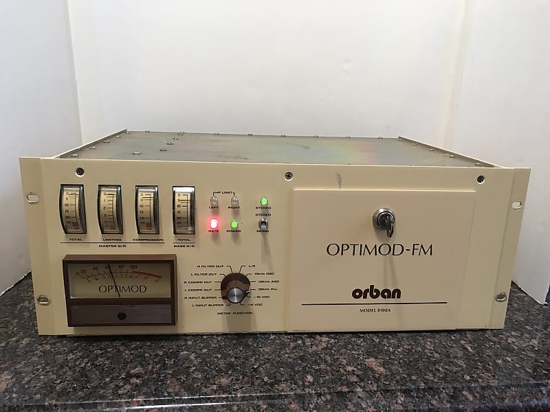 Orban Optimod 8100A/1 FM Broadcast Audio Processor with Zero | Reverb