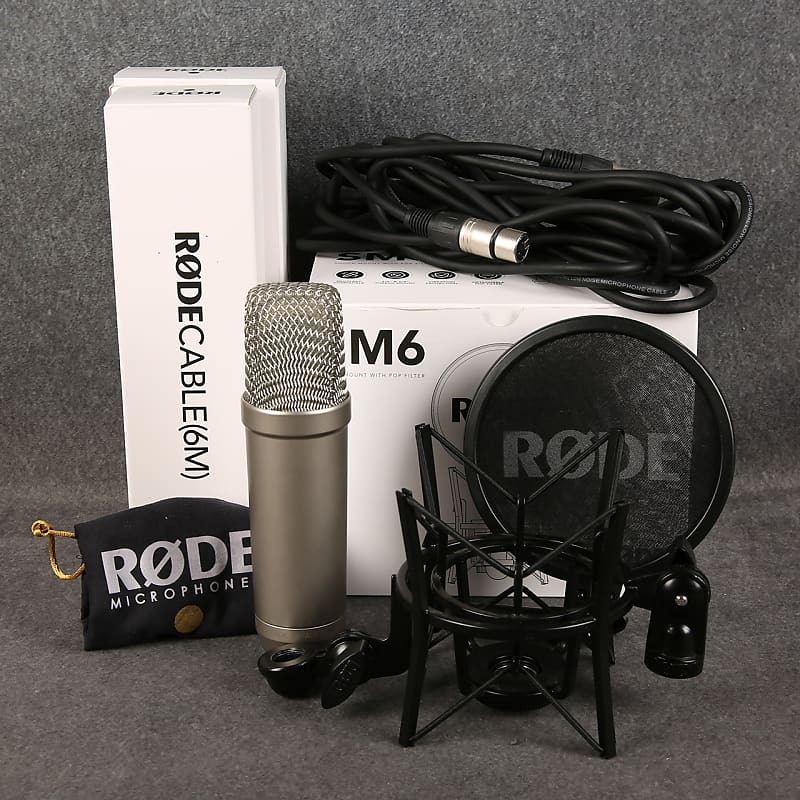 Rode NT1-A Studio Condenser Mic - SM6 Cradle - Rode Cable | Reverb UK