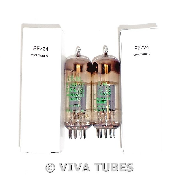 NOS M Pair Philips Amperex Miniwatt Dario E180CC 7062 D | Reverb UK